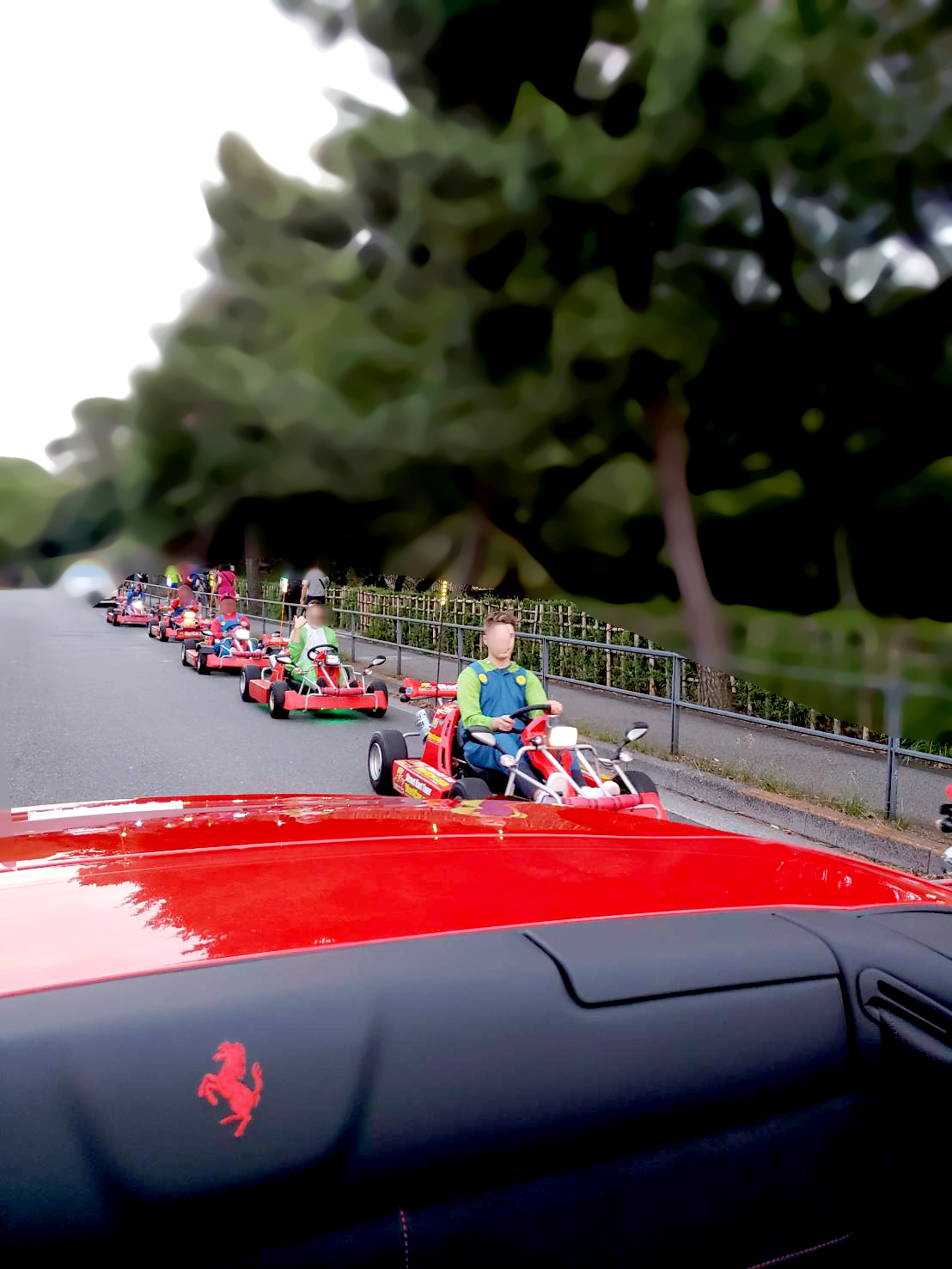 我が家のフェラーリとカート！ノリノリで会話～(笑)！