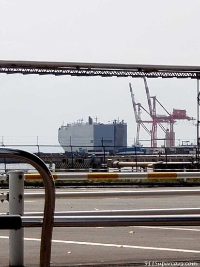 BMW購入記：M3が載った船追跡(千葉港)