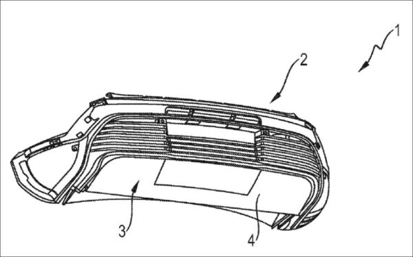 ポルシェが新しいアクティブエアロディフューザー(牽引ヒッチ)の特許申請