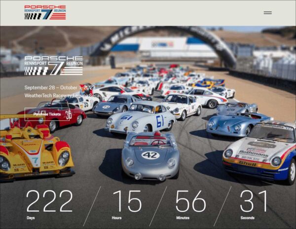アメリカ：Rennsport Reunion 7のチケット販売開始＆日本：ポルシェフェスティバルを6月に開催